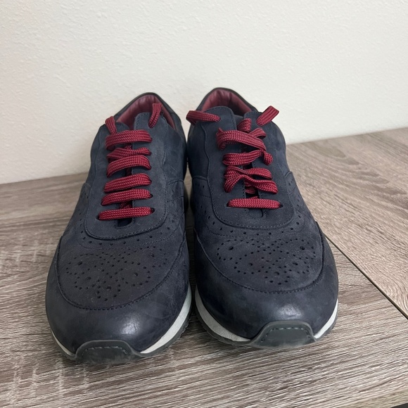 Moreschi | Shoes | Moreschi Sparta Blue Nubuck Sneakers | Poshmark
